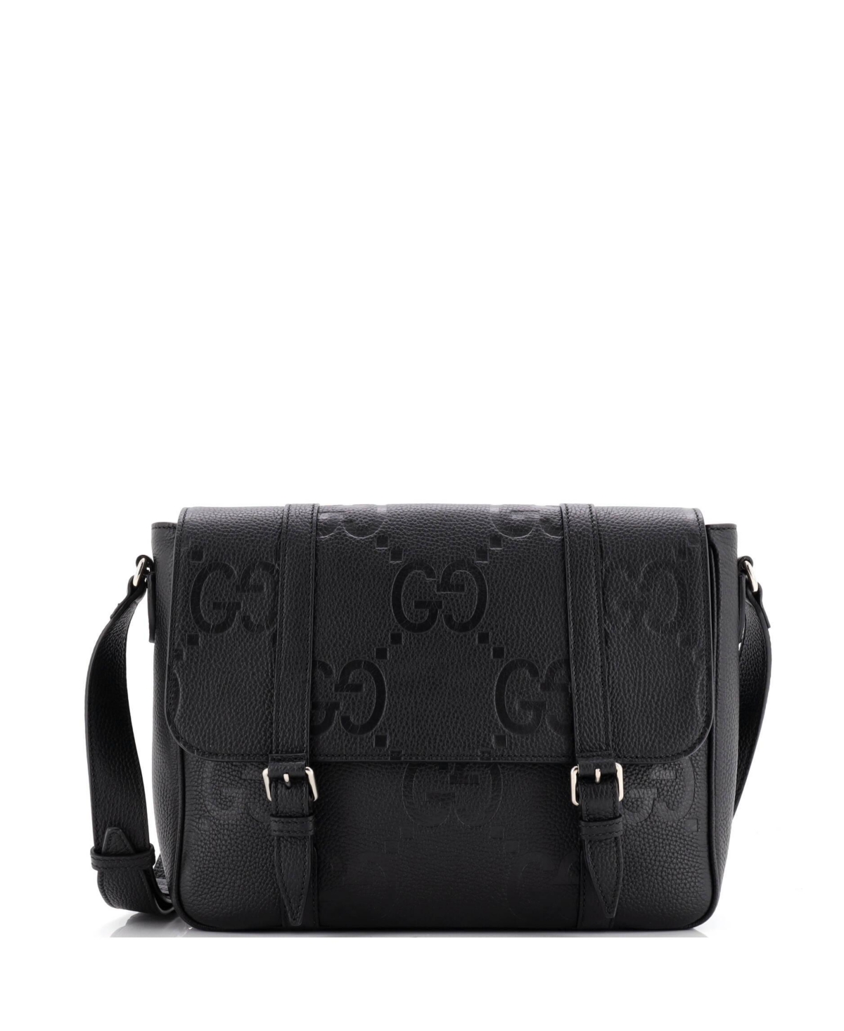 Click here for Pre-Owned Gucci Medium Double Belt Flap Messenger... prices