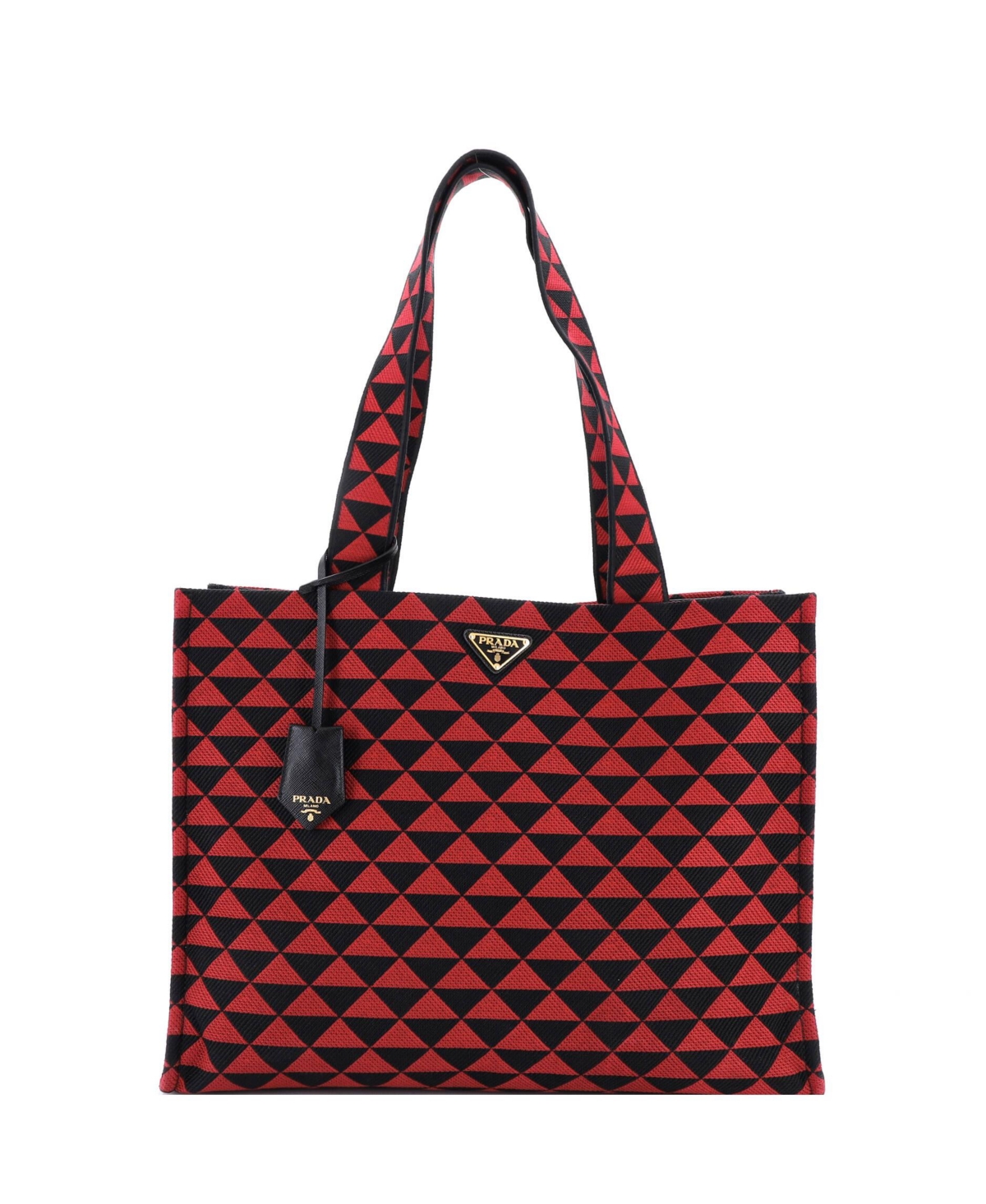 Click here for Pre-Owned Prada Horizontal Symbole Shopper Tote Ja... prices