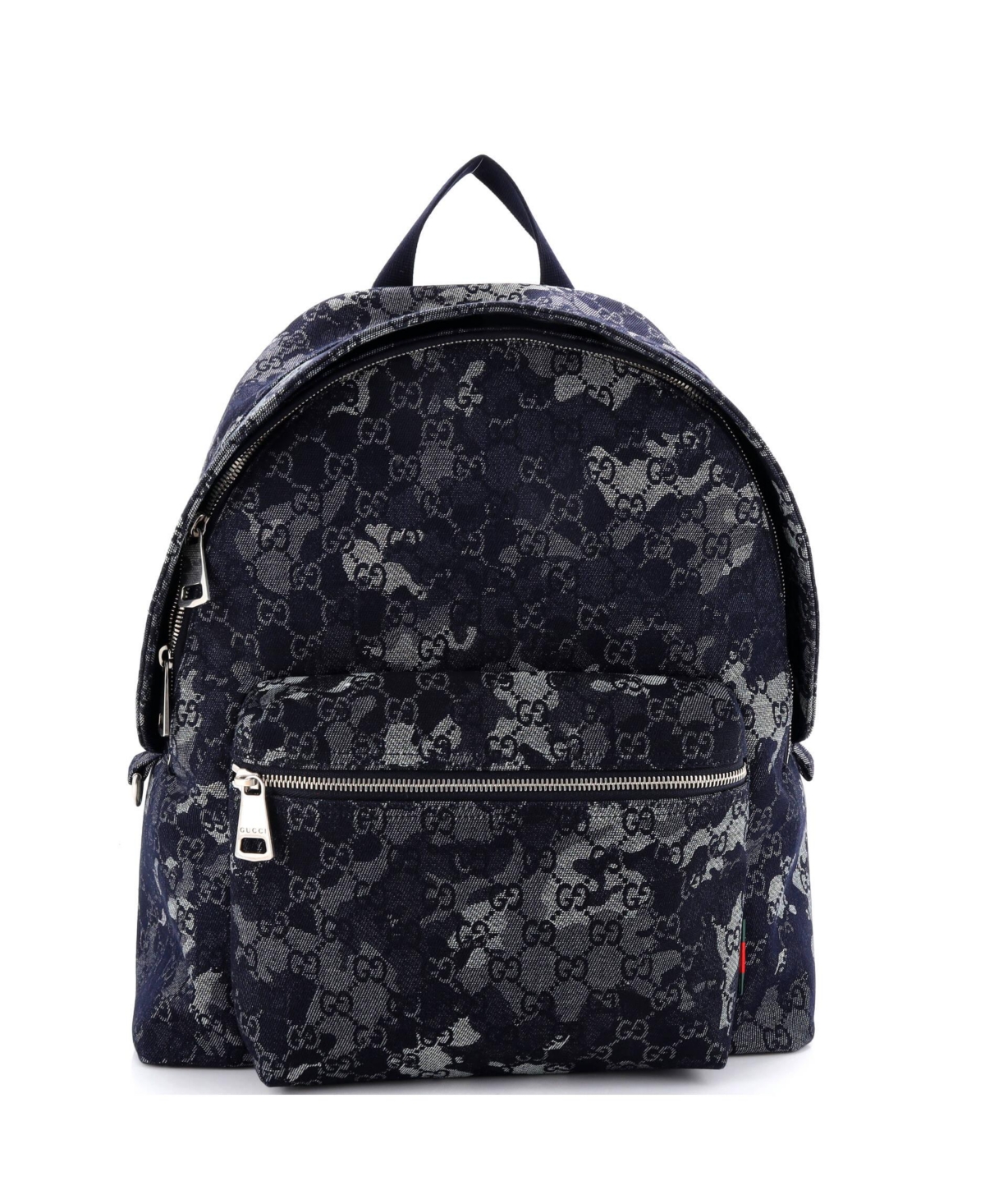 Click here for Pre-Owned Gucci Zip Front Pocket Backpack Camoufla... prices