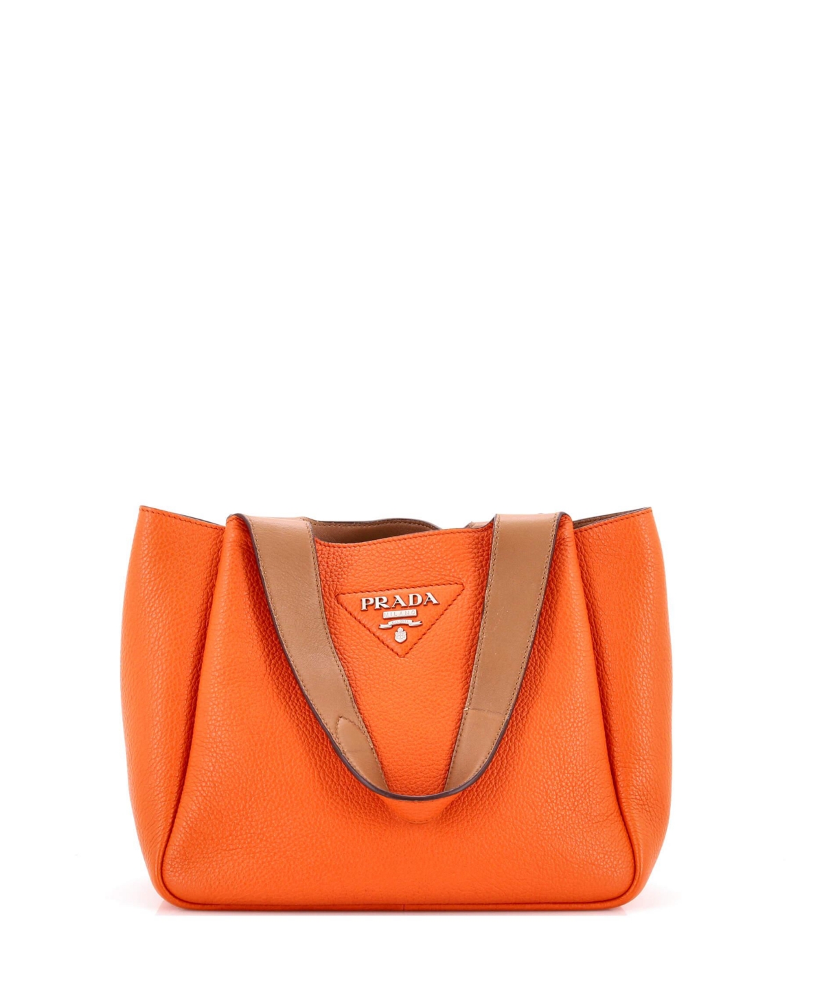 Click here for Pre-Owned Prada Small Flou Dynamique Open Tote Vit... prices