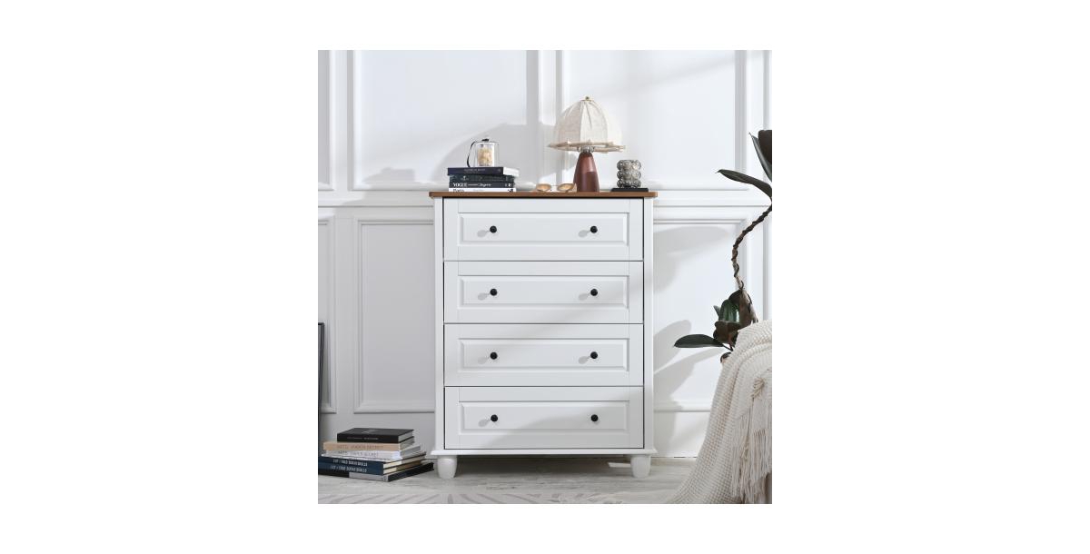Click here for Flynama 4 Drawer Minimalist Dresser Rolling Cabine... prices