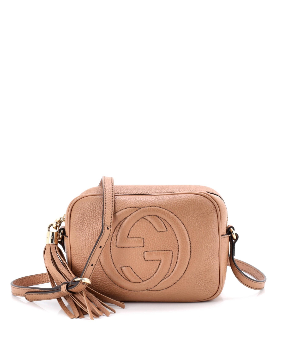 Click here for Pre-Owned Gucci Small Soho Disco Crossbody Bag Lea... prices