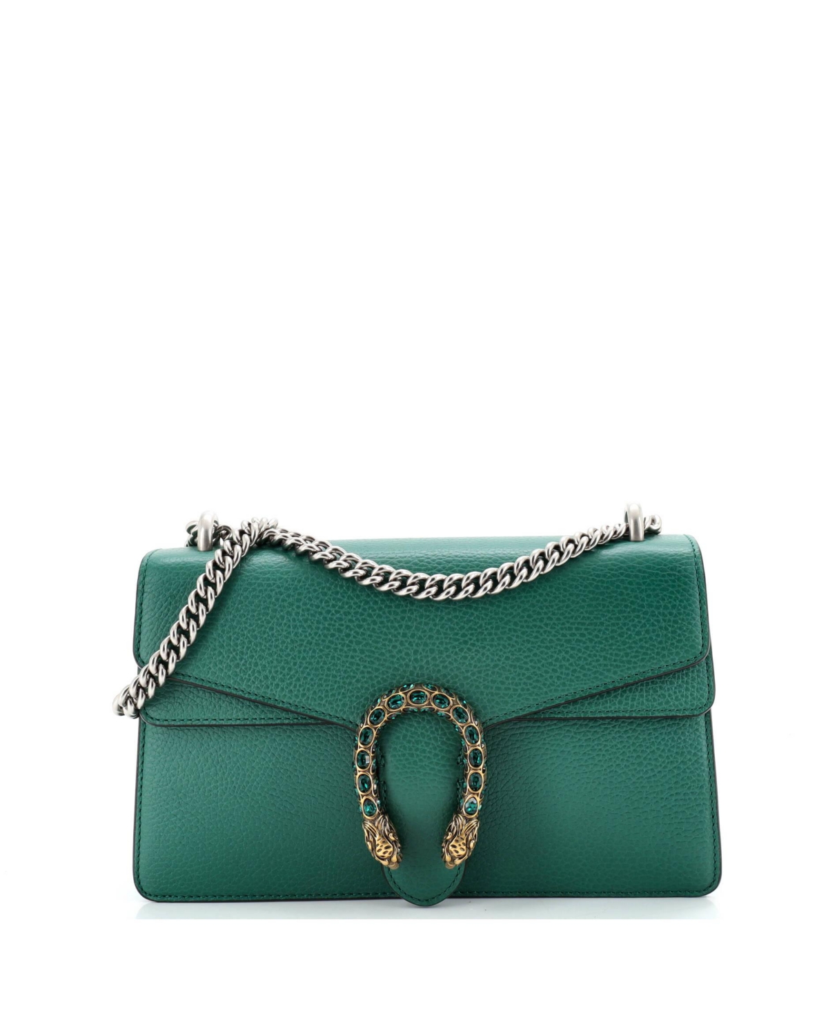 Click here for Pre-Owned Gucci Small Dionysus Bag Leather - Green prices