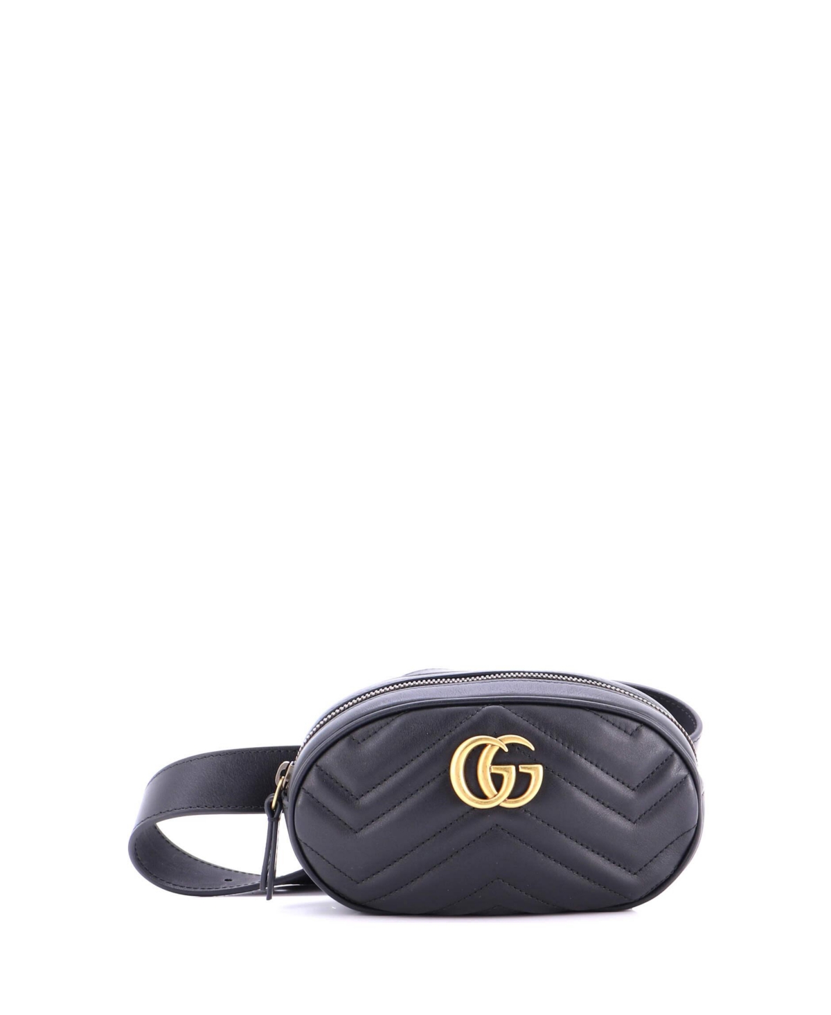 Click here for Pre-Owned Gucci Gg Marmont Belt Bag Matelasse Leat... prices