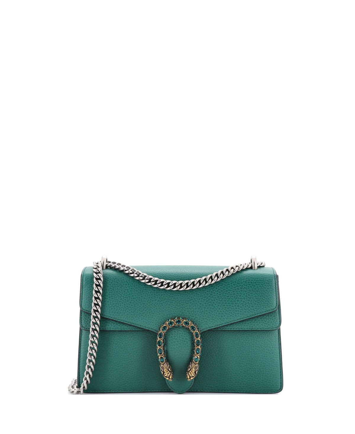 Click here for Pre-Owned Gucci Small Dionysus Bag Leather - Green prices
