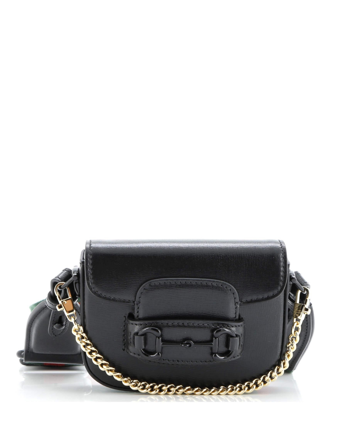 Click here for Pre-Owned Gucci Horsebit 1955 Flap Wallet with Str... prices