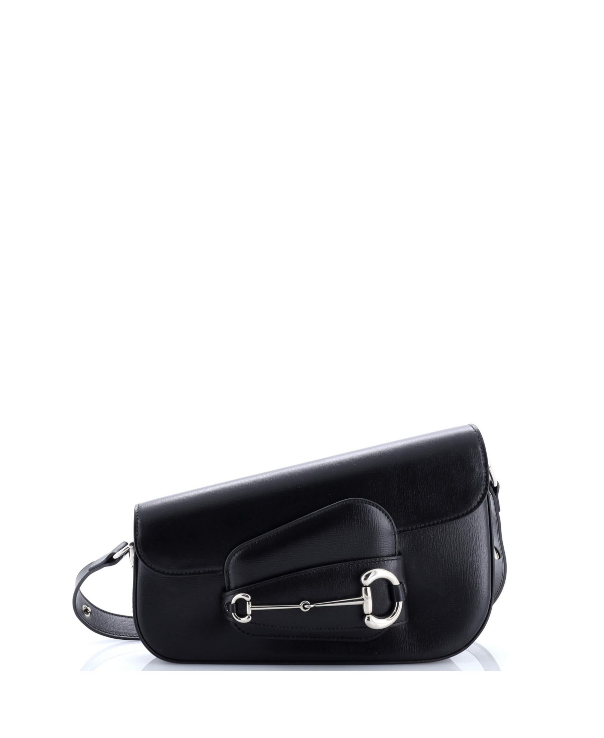 Click here for Pre-Owned Gucci Small Horsebit 1955 Asymmetric Sho... prices