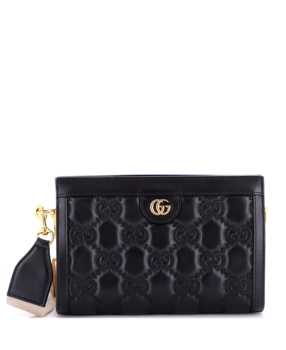 Click here for Pre-Owned Gucci Small Gg Shoulder Bag Gg Matelasse... prices