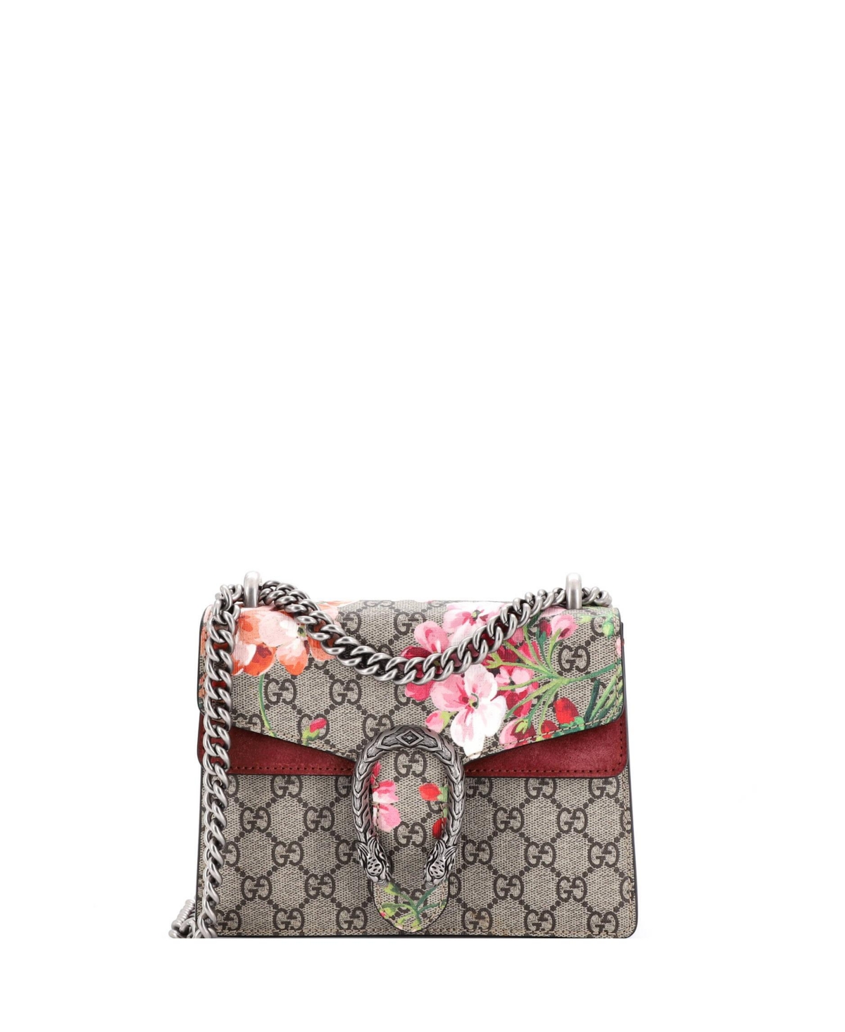 Click here for Pre-Owned Gucci Mini Dionysus Bag Blooms Print Gg... prices