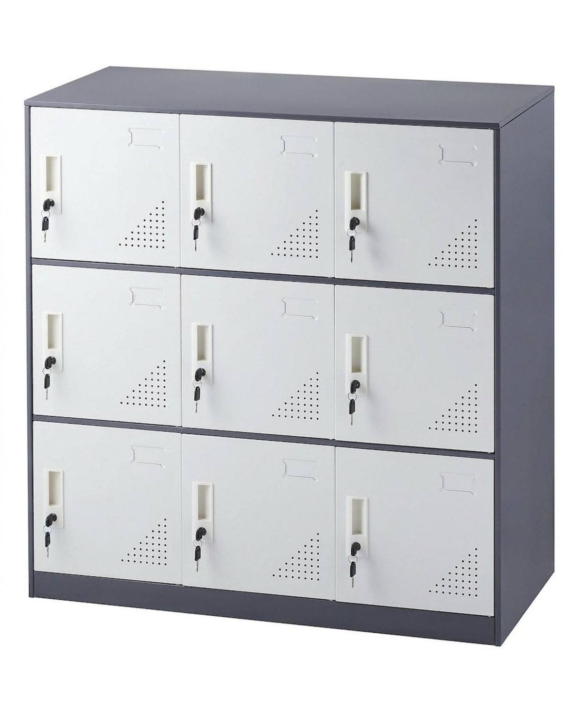 Click here for Gouun 9 Door Metal Storage Locker Cabinet with Key... prices