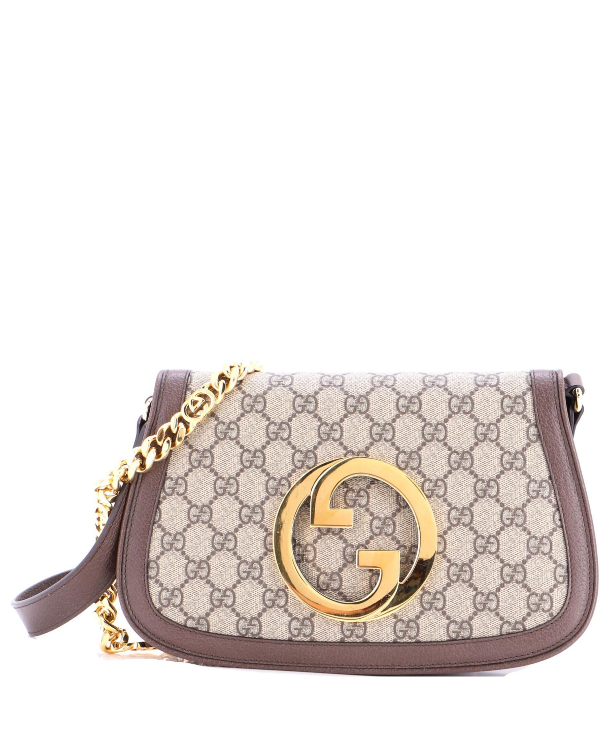 Click here for Pre-Owned Gucci Small Blondie Nm Chain Flap Bag Gg... prices
