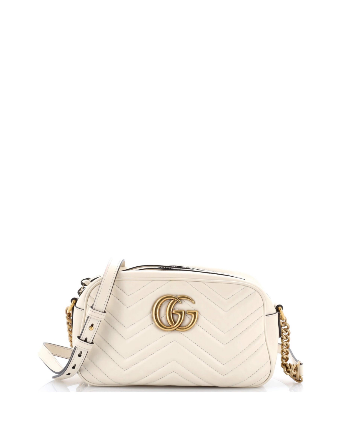 Click here for Pre-Owned Gucci Small Gg Marmont Monochrome Should... prices
