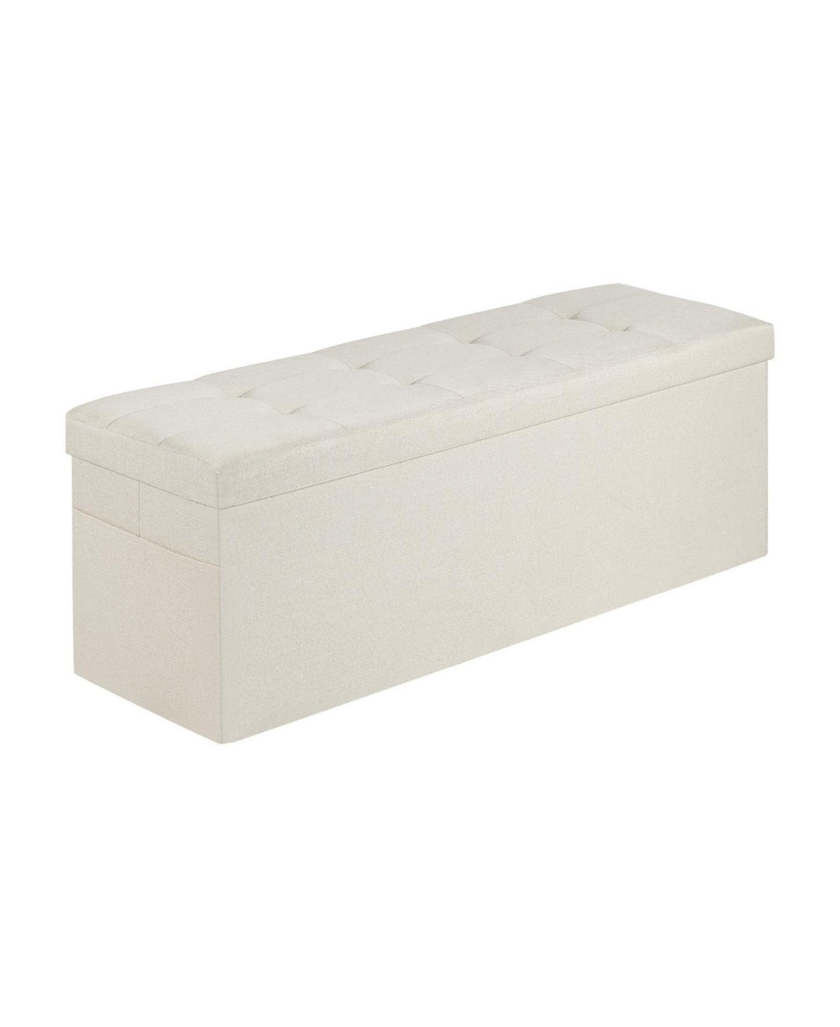 Click here for Gouun Foldable Linen Storage Ottoman Bench with Si... prices
