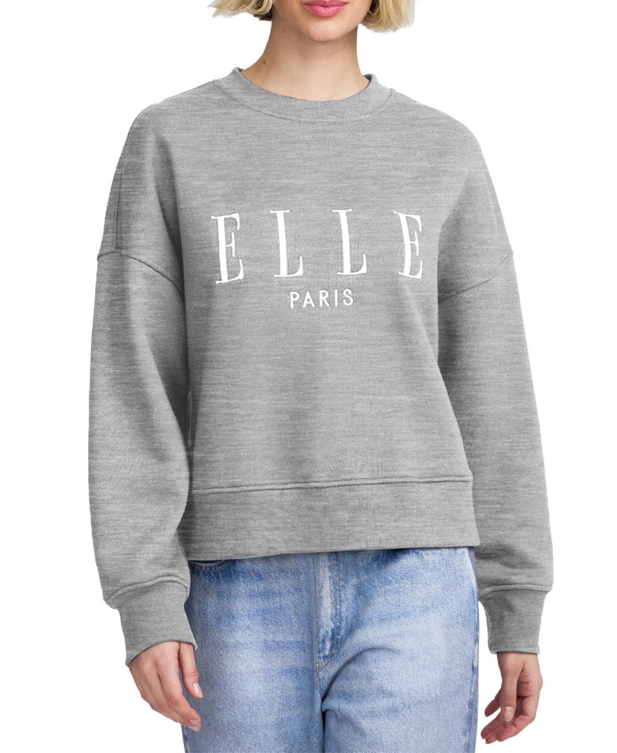 Click here for Elle Collection Womens Embroidered Elle Sweatshirt... prices