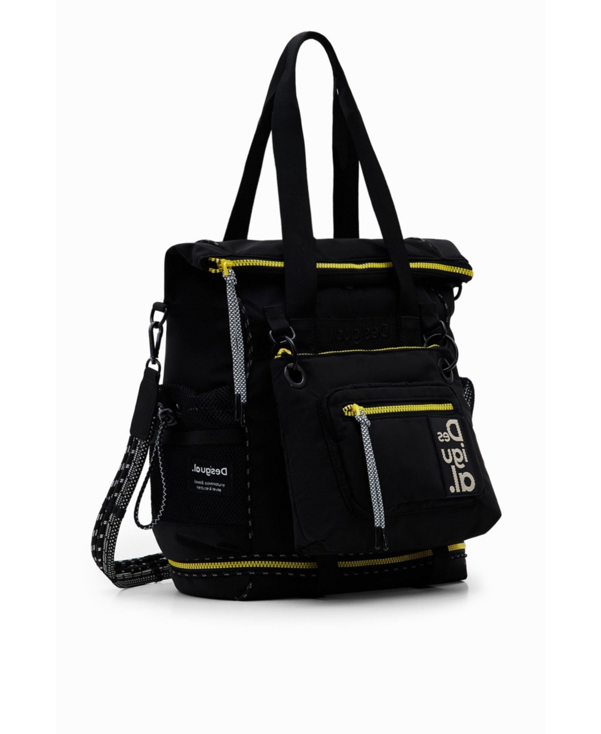 Click here for Desigual Womens Xl multi-position Voyager backpack... prices