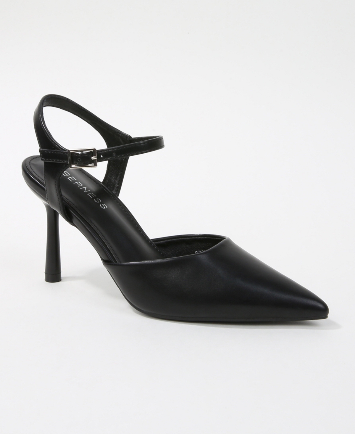 Click here for Berness Cesia Ii Ankle Strap DOrsay Pumps - Black prices