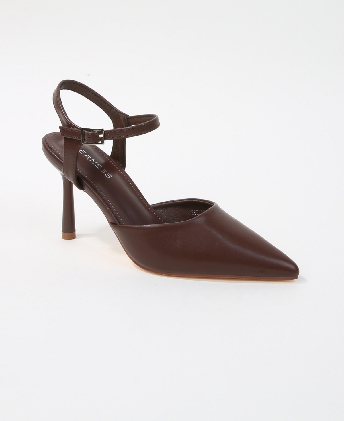 Click here for Berness Cesia Ii Ankle Strap DOrsay Pumps - Brown prices