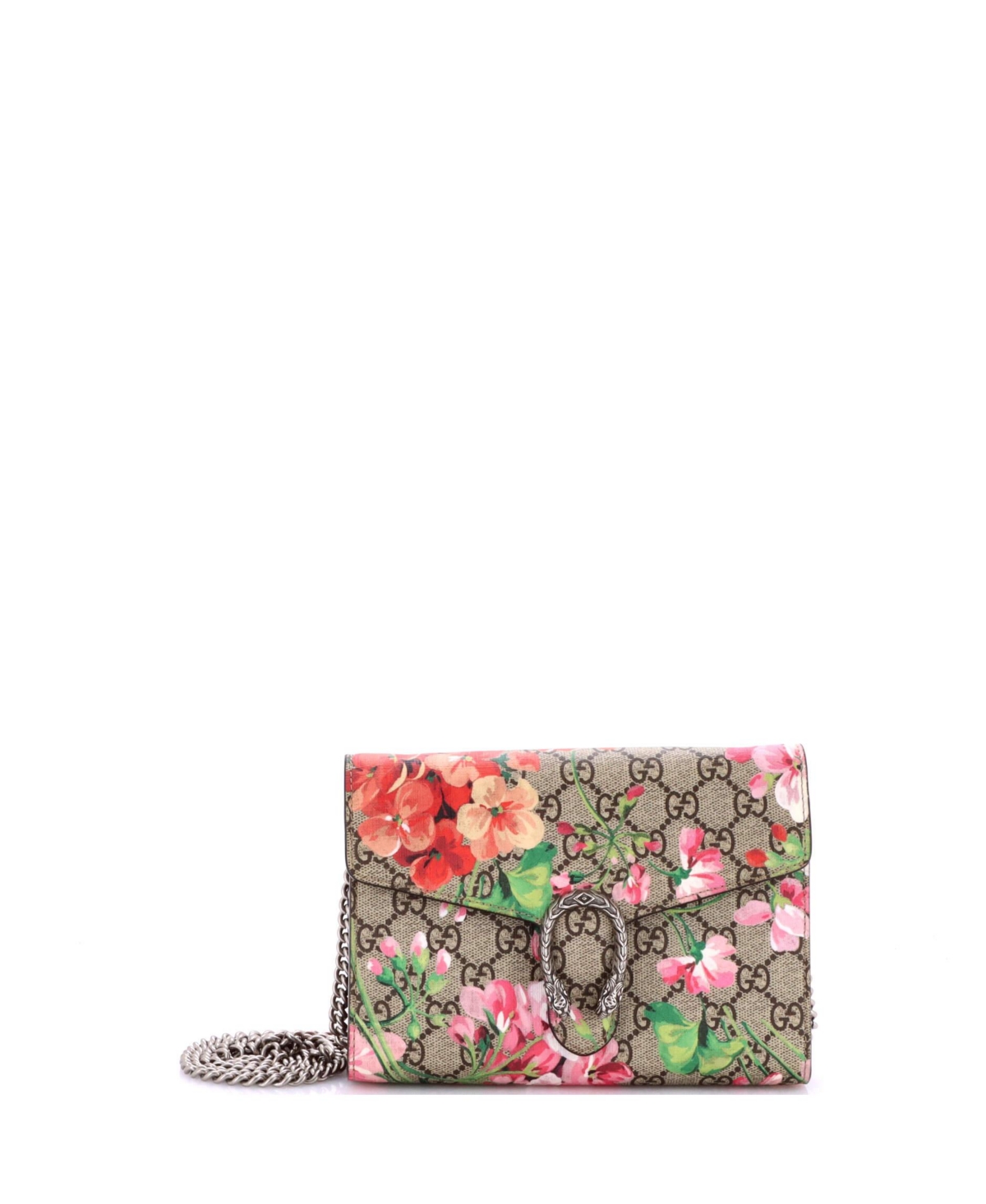 Click here for Pre-Owned Gucci Small Dionysus Chain Wallet Blooms... prices