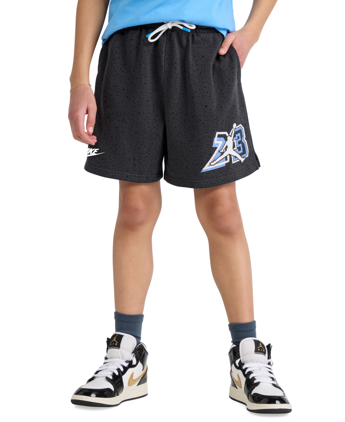Jordan Boys 8-20 Pull-On Shorts - Black