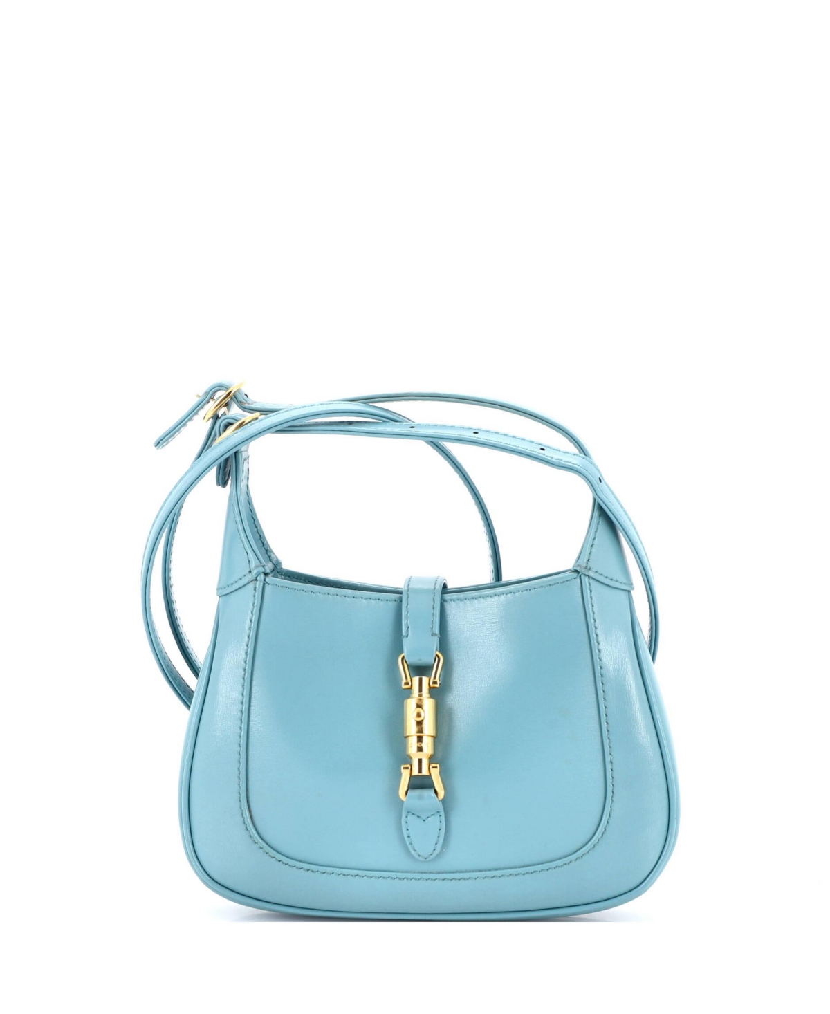 Click here for Pre-Owned Gucci Mini Jackie 1961 Hobo Leather - Bl... prices