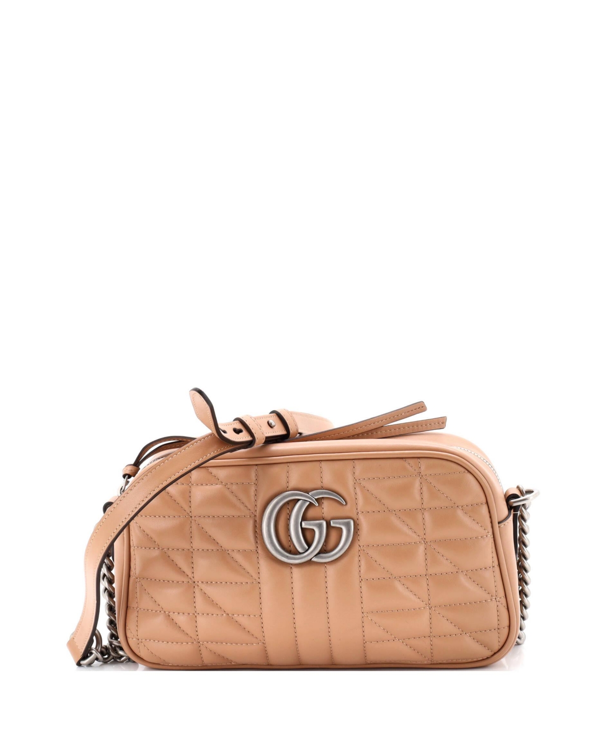 Click here for Pre-Owned Gucci Small Gg Marmont Shoulder Bag Mixe... prices