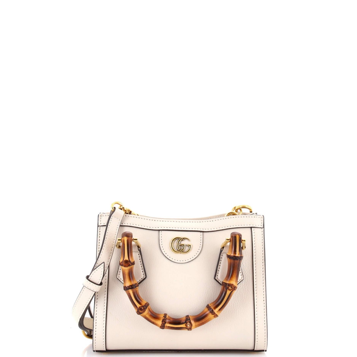 Click here for Pre-Owned Gucci Mini Diana Nm Bamboo Handle Tote L... prices