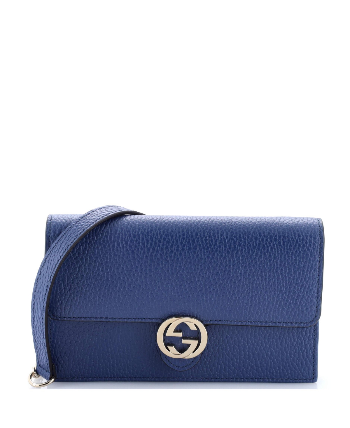 Click here for Pre-Owned Gucci Interlocking Wallet on Chain Leath... prices