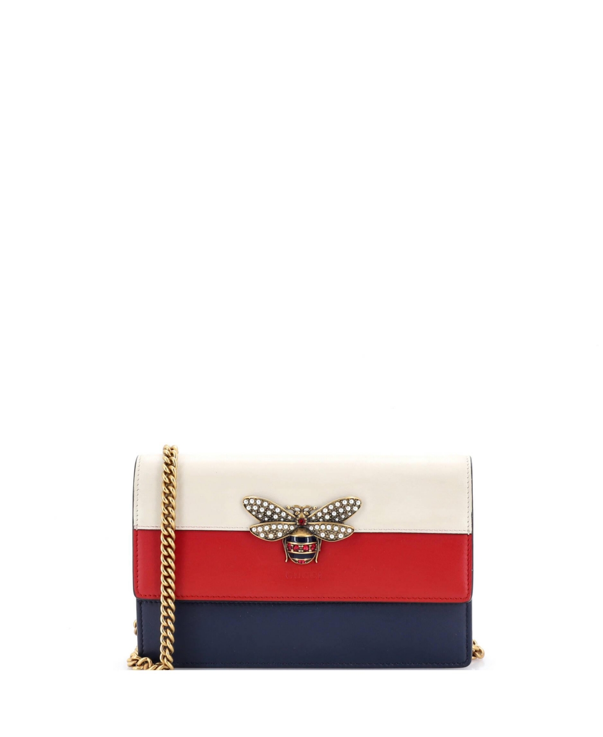 Click here for Pre-Owned Gucci Mini Queen Margaret Chain Wallet L... prices