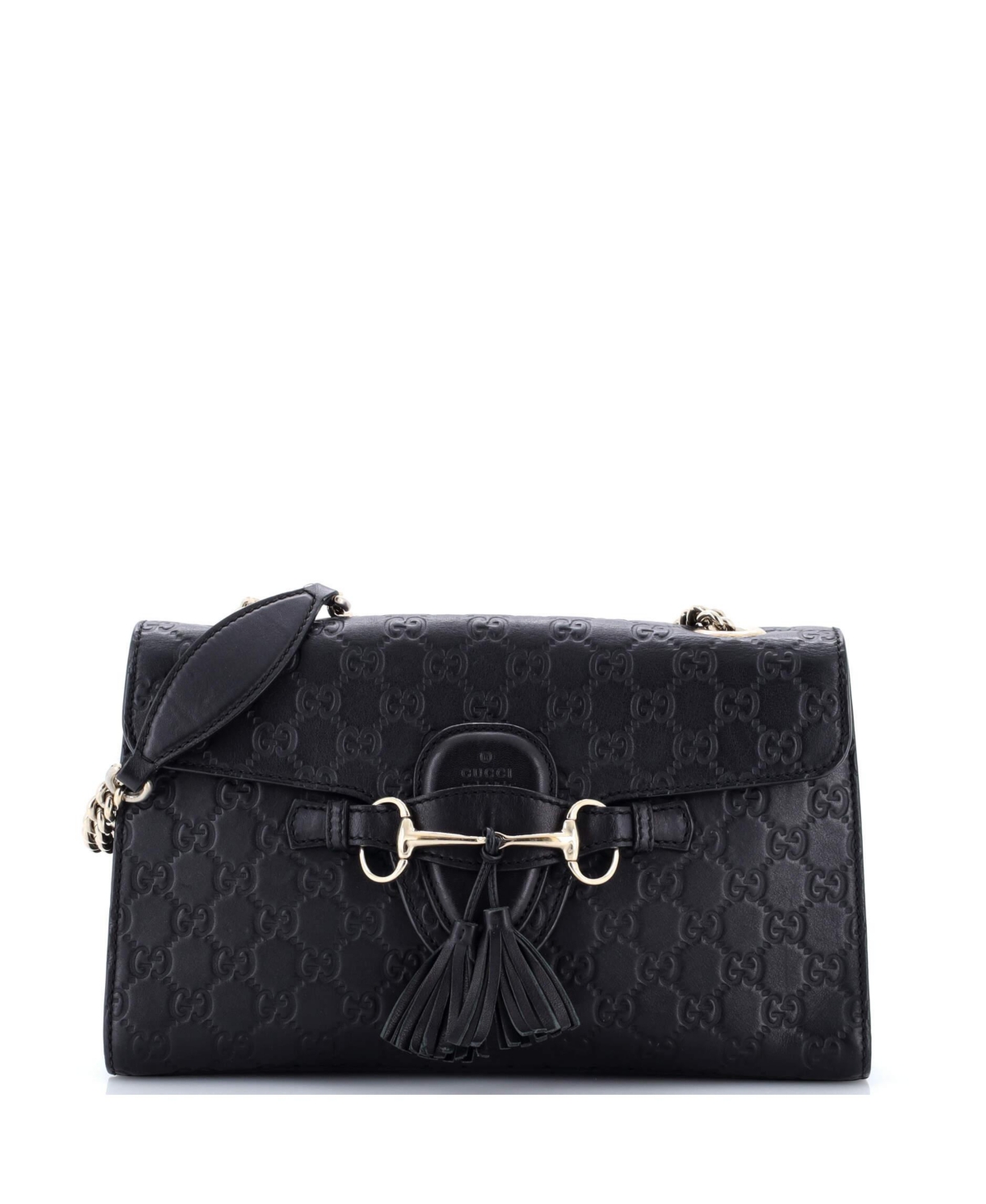 Click here for Pre-Owned Gucci Medium Emily Chain Flap Bag Guccis... prices