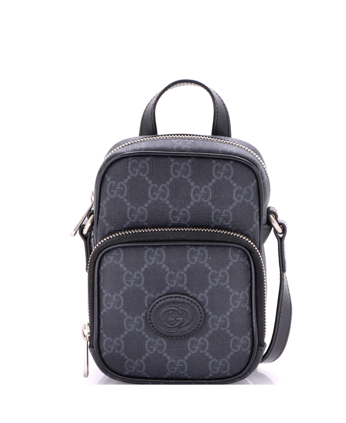 Click here for Pre-Owned Gucci Mini Interlocking G Patch Top Hand... prices