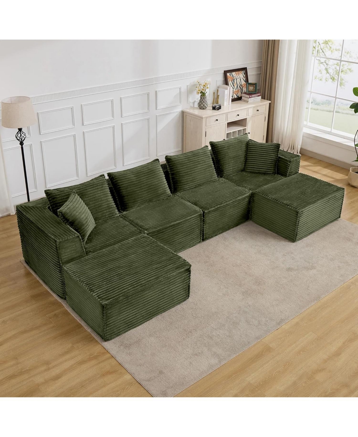 Click here for gaomon 137" Modular Sectional Sofa  U-Shaped... prices