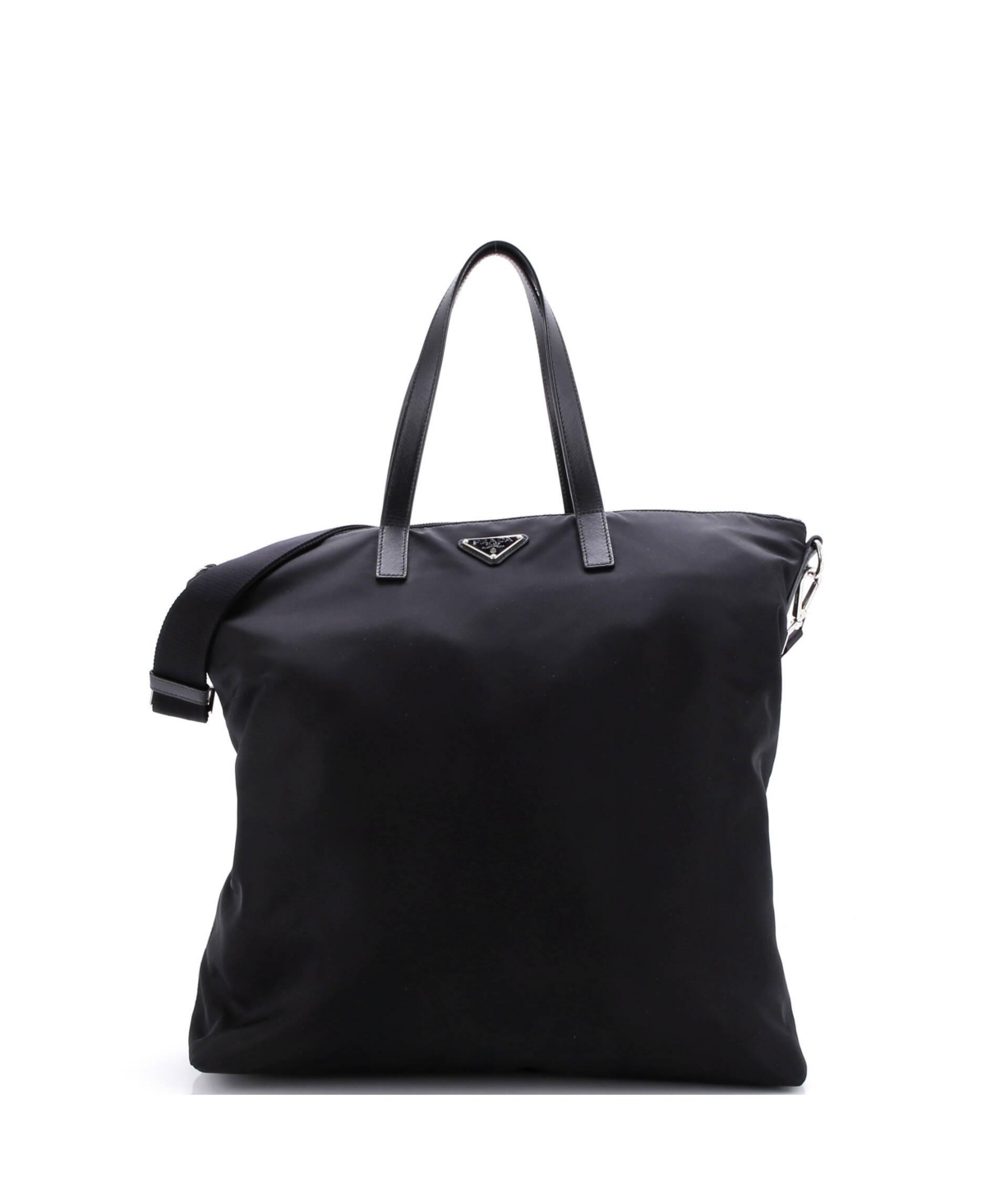 Click here for Pre-Owned Prada Large Vela Zip Top Convertible Tot... prices