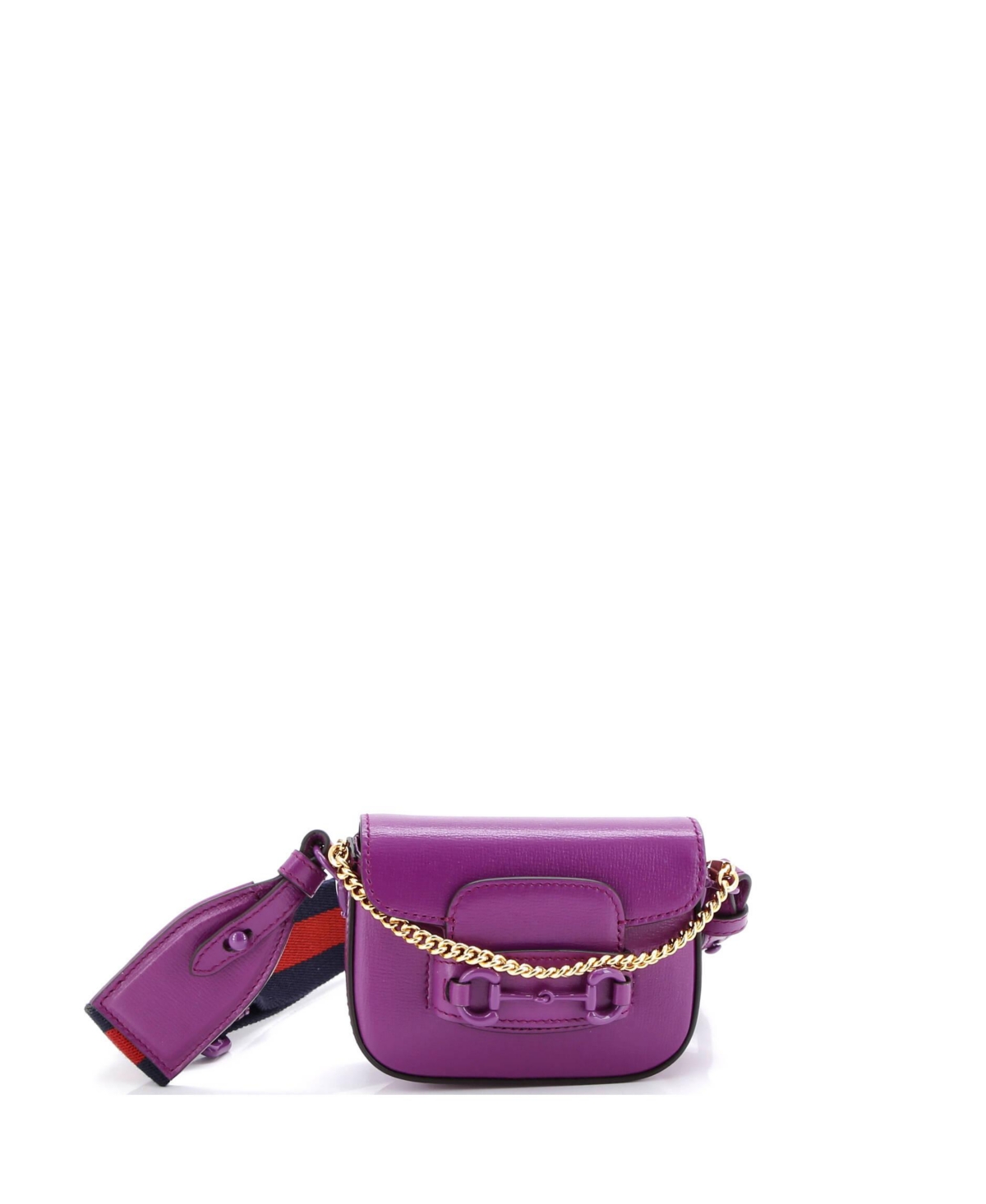 Click here for Pre-Owned Gucci Horsebit 1955 Flap Wallet with Str... prices