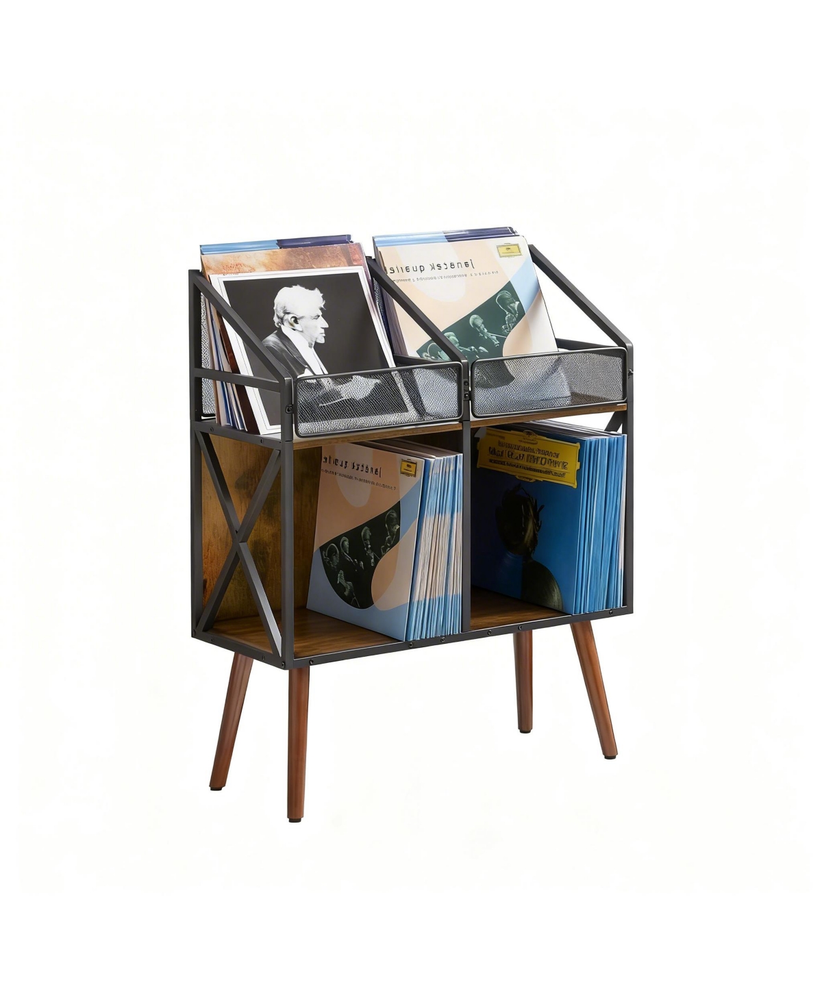 Click here for Yigii Vinyl Record Storage Holder shelf 250 Lp Woo... prices
