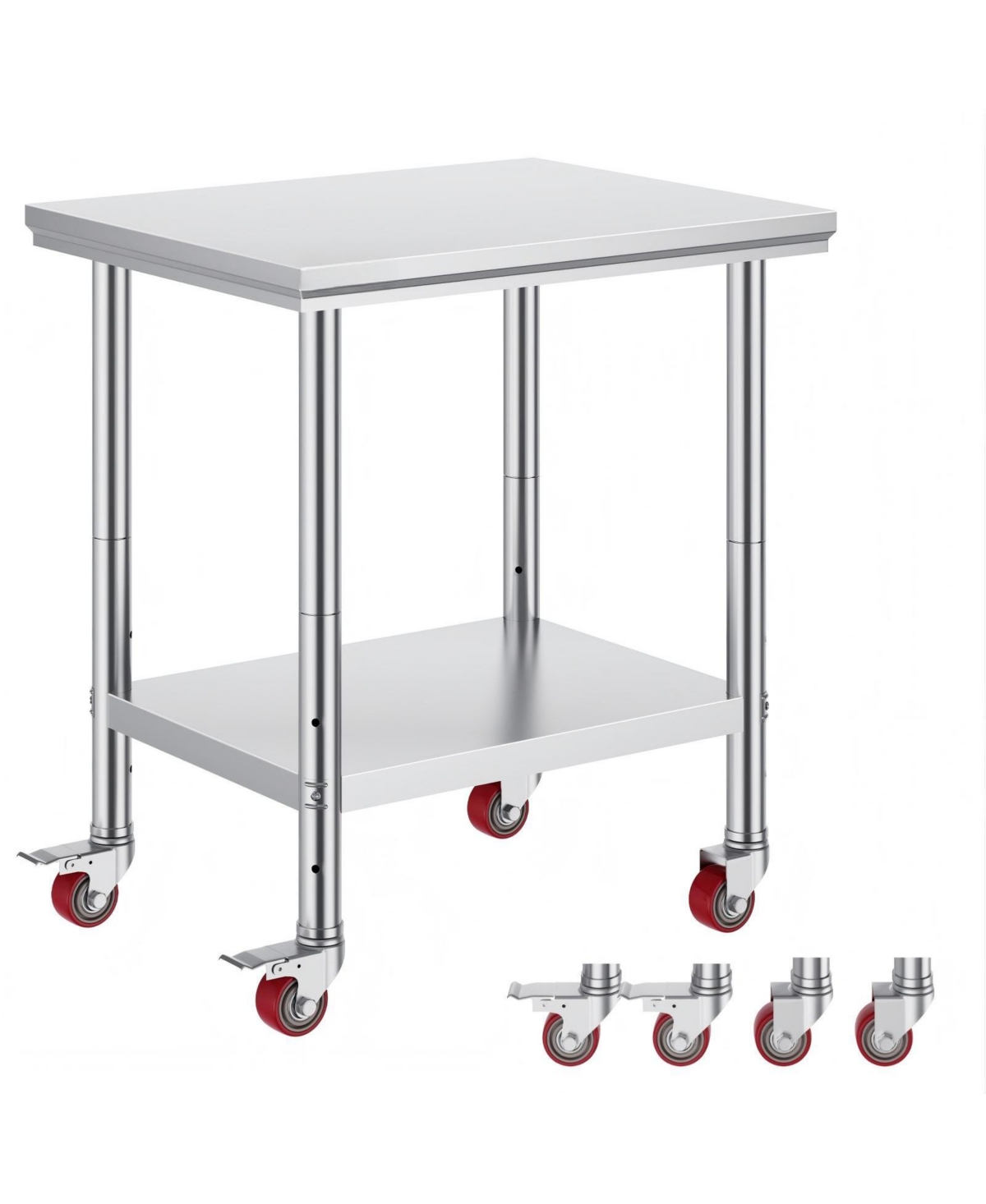 Click here for Gouun Stainless Steel Rolling Work Table with 4 Ca... prices