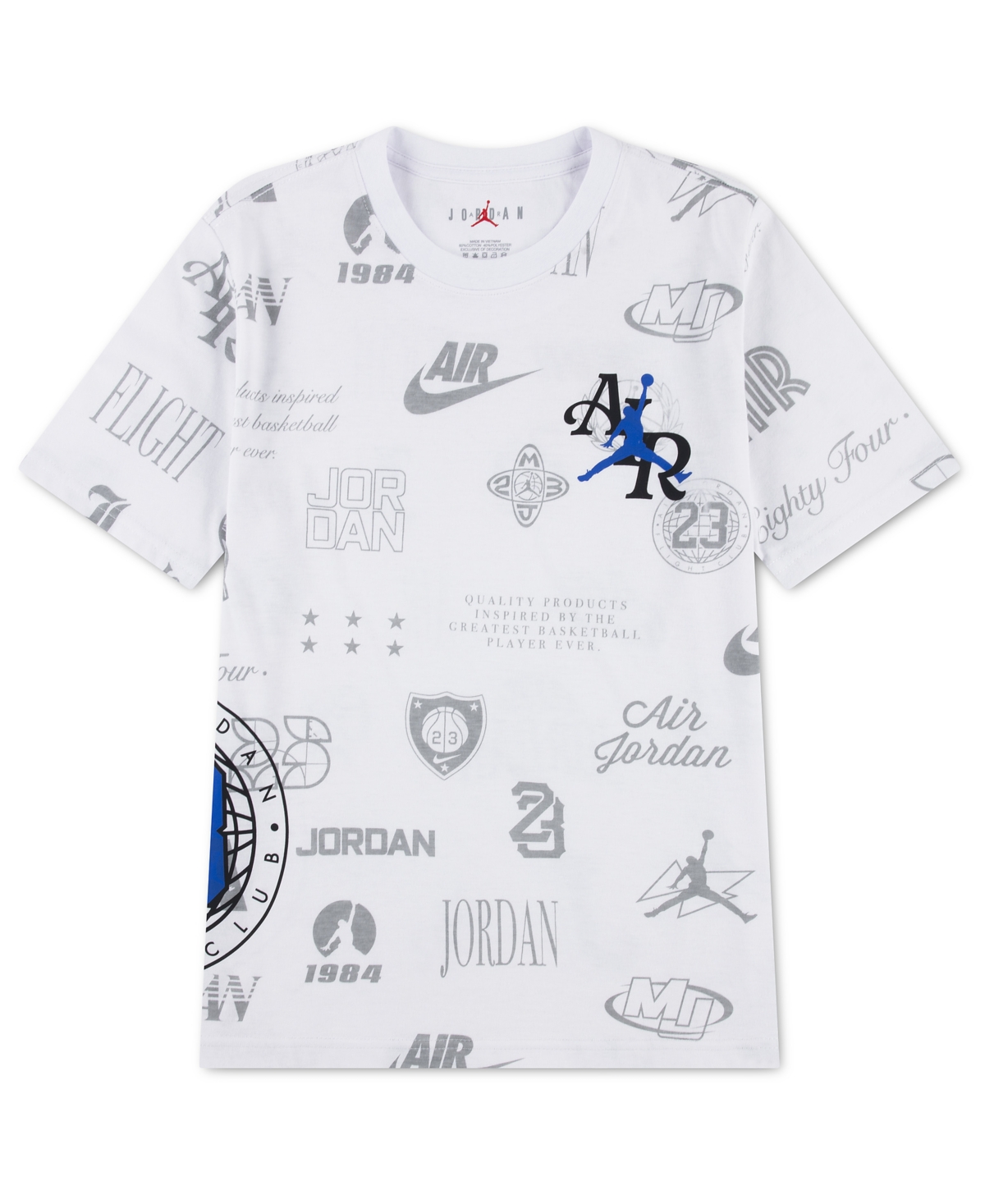 Click here for Jordan Boys 8-20 Rookie Season Printed Short-Sleev... prices