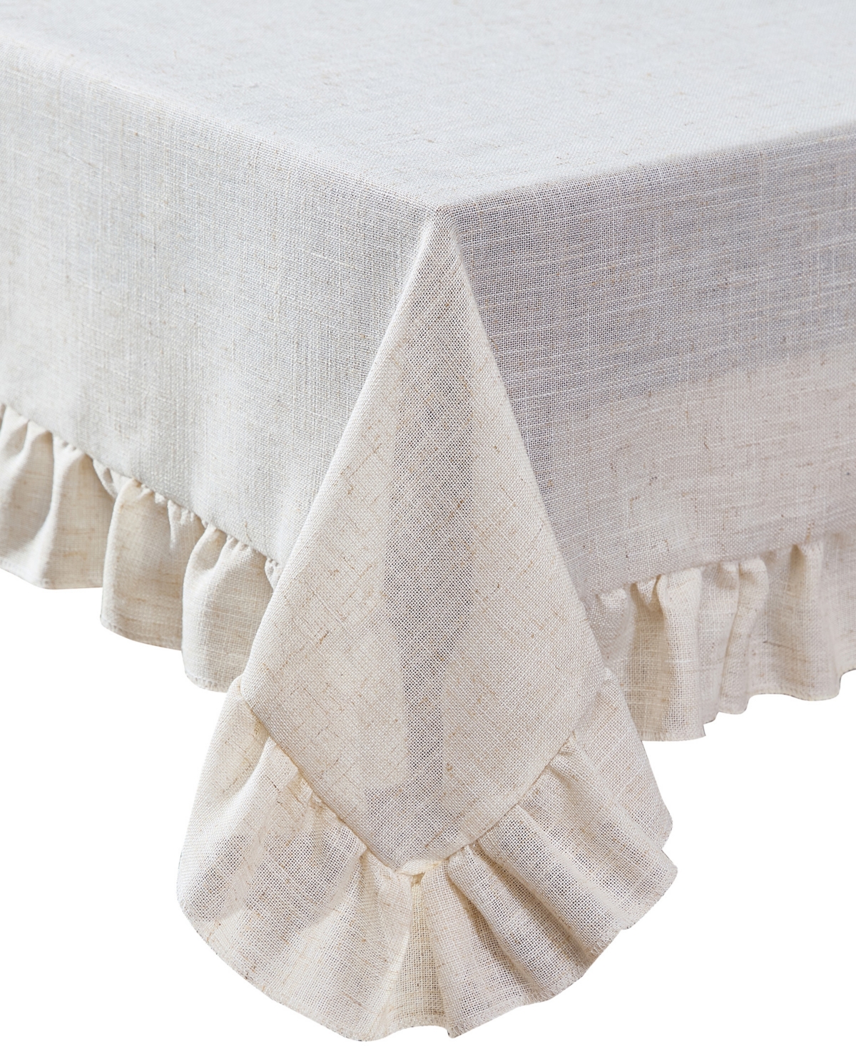 Click here for Laura Ashley Seville Ruffle Tablecloth  60 x 102 -... prices