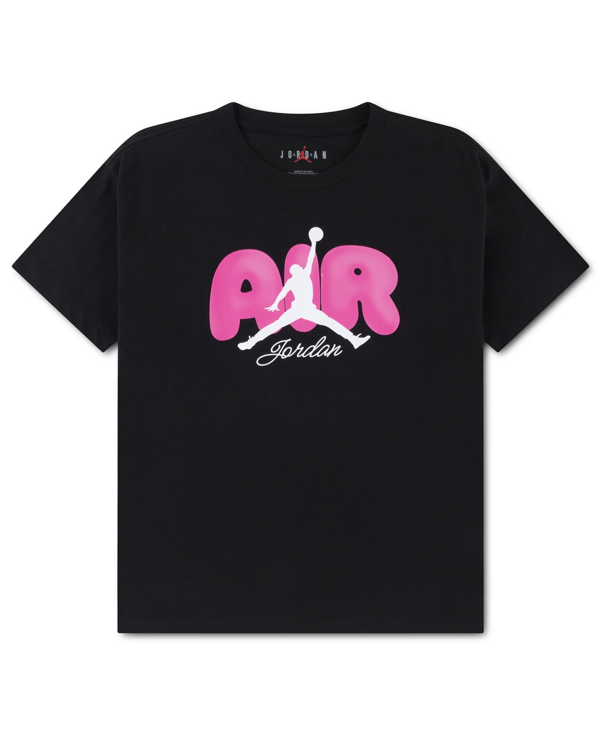 Click here for Jordan Girls 7-16 Air Bubble T-Shirt - Black prices