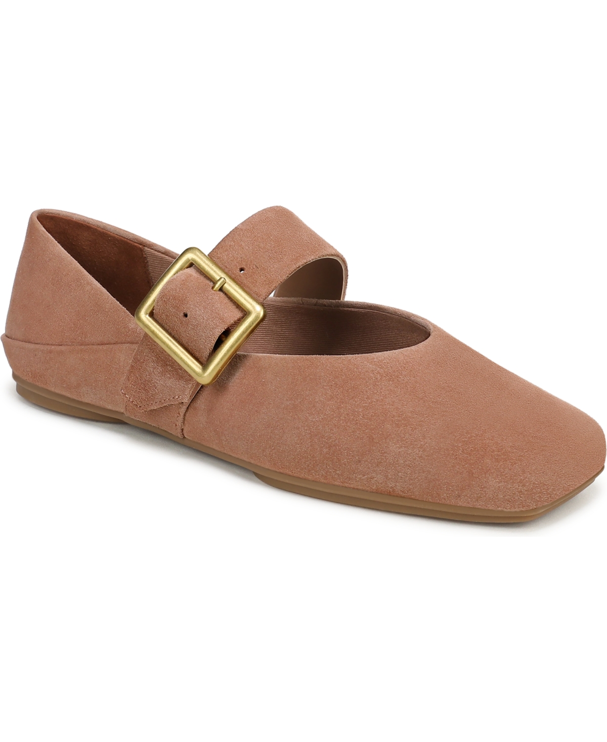 Click here for Franco Sarto Womens Oakes Square Toe Ballerina Fla... prices