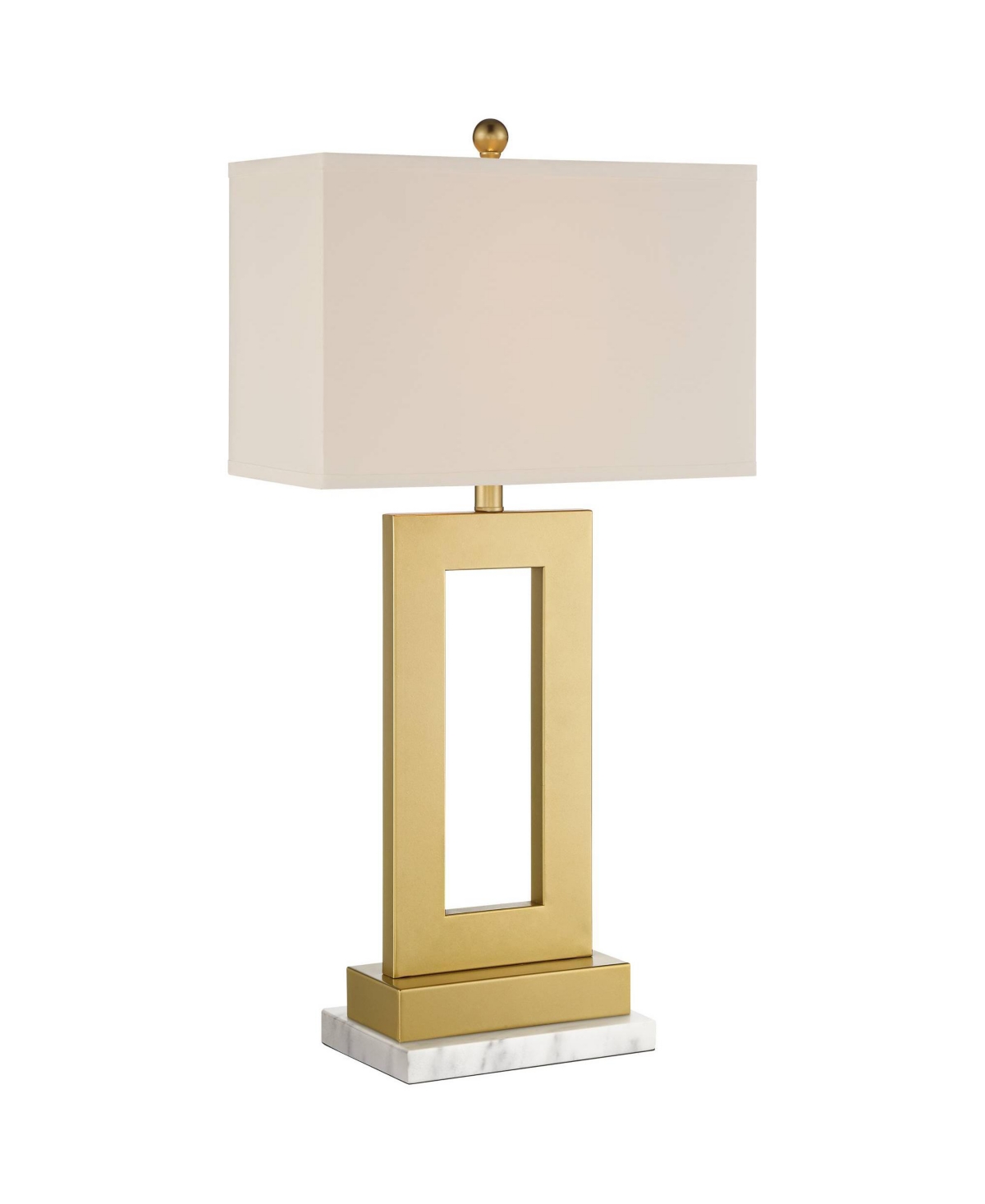 Click here for 360 Lighting Marshall Modern Table Lamp with White... prices
