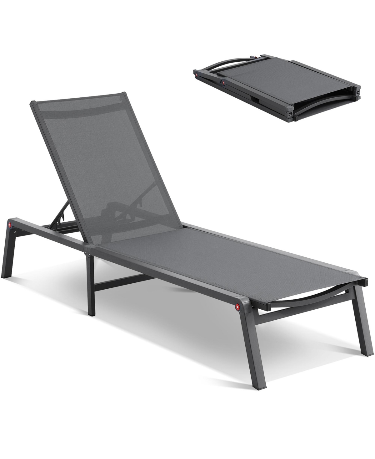 Click here for Clihome Chaise Lounge Chair Outdoor Patio Lounge C... prices
