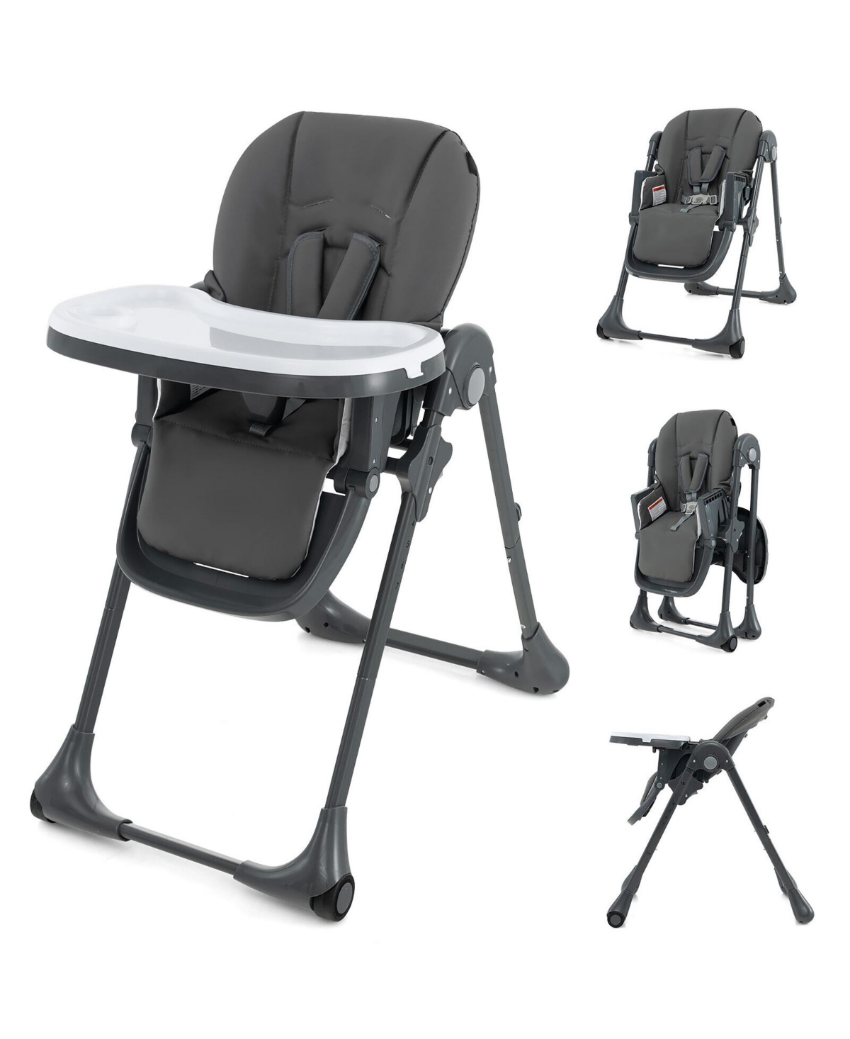 Click here for Gymax Toddler High Chair w/ 7 Height and 3 Footres... prices