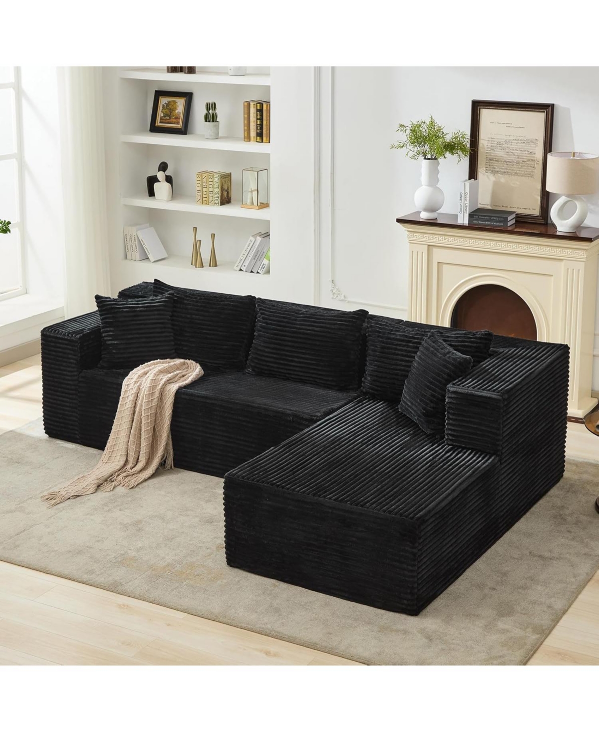 Click here for gaomon 106" Modular Sectional Sofa with Chais... prices