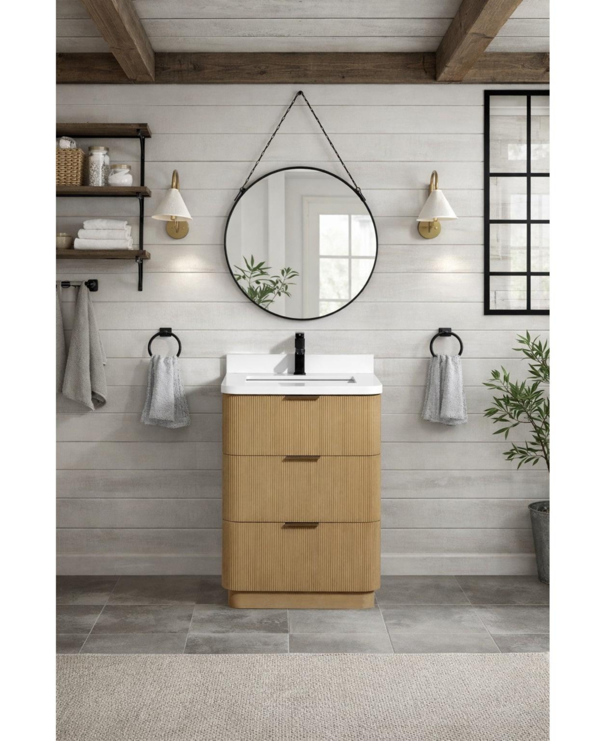 Click here for Ari Bath Calamigo 24" Bathroom Vanity Oak - O... prices