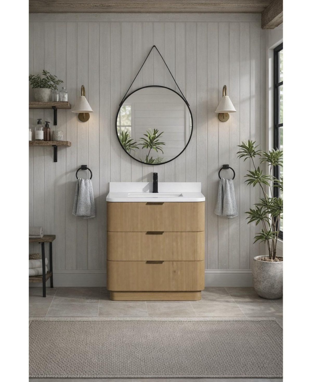 Click here for Ari Bath Calamigo 30" Bathroom Vanity Oak - O... prices