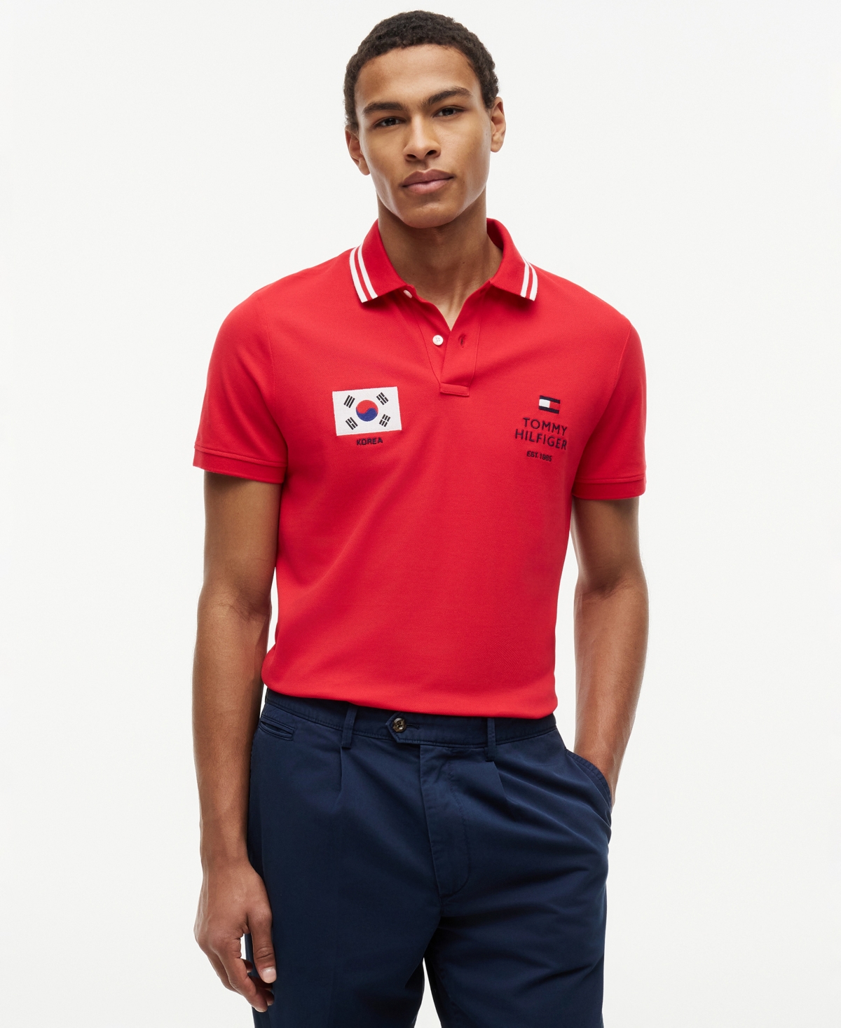 Click here for Tommy Hilfiger Mens Regular-Fit Polo Shirt - Candy... prices