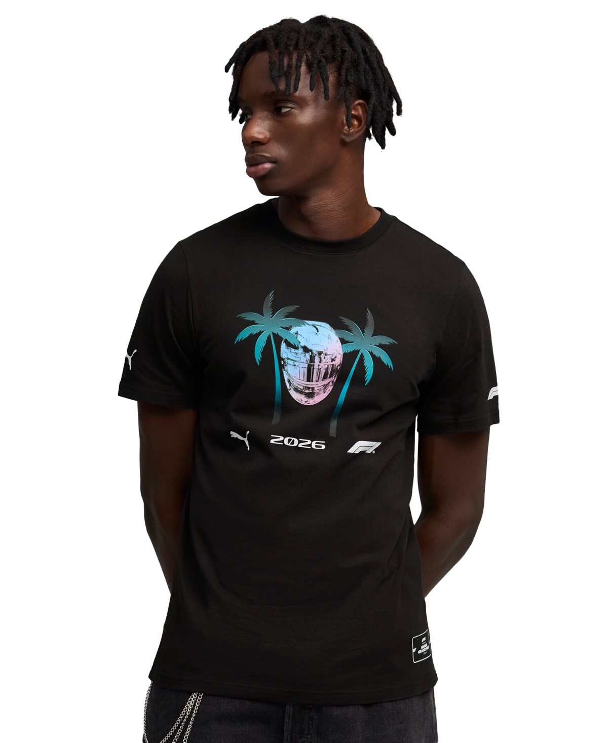 Click here for Puma Mens F1 Miami Crewneck T-Shirt - Puma Black prices