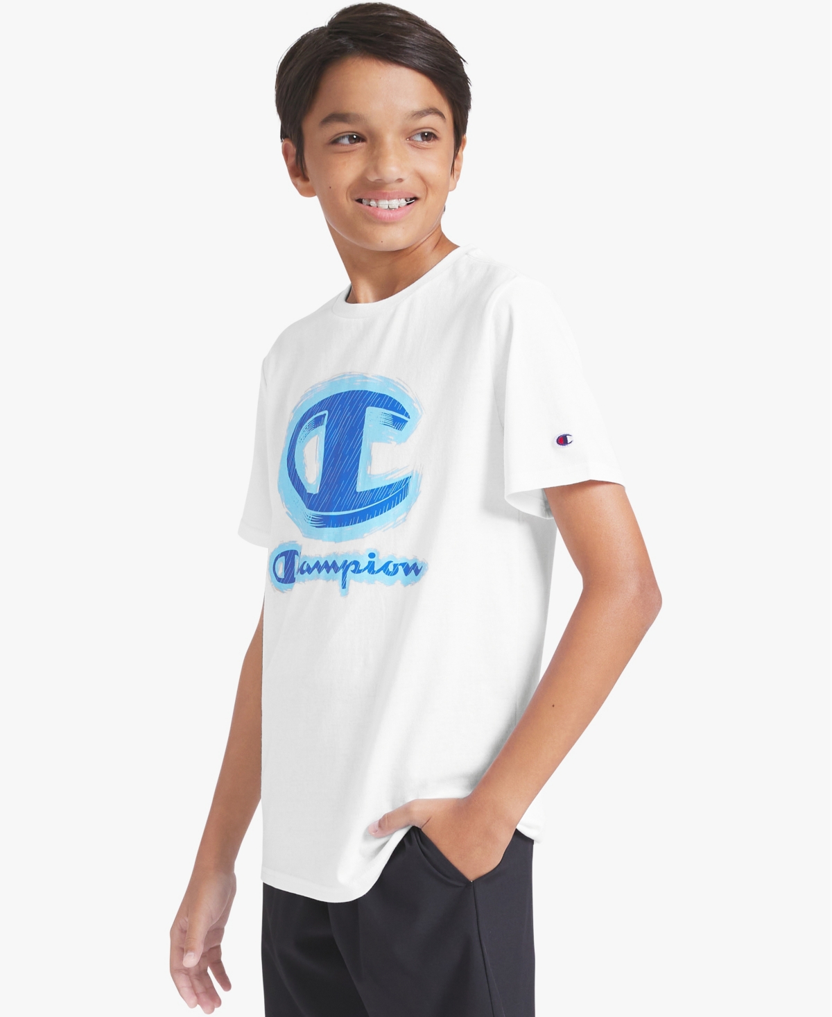 Click here for Champion Boys 7-16 Short-Sleeve Crewneck T-Shirt -... prices