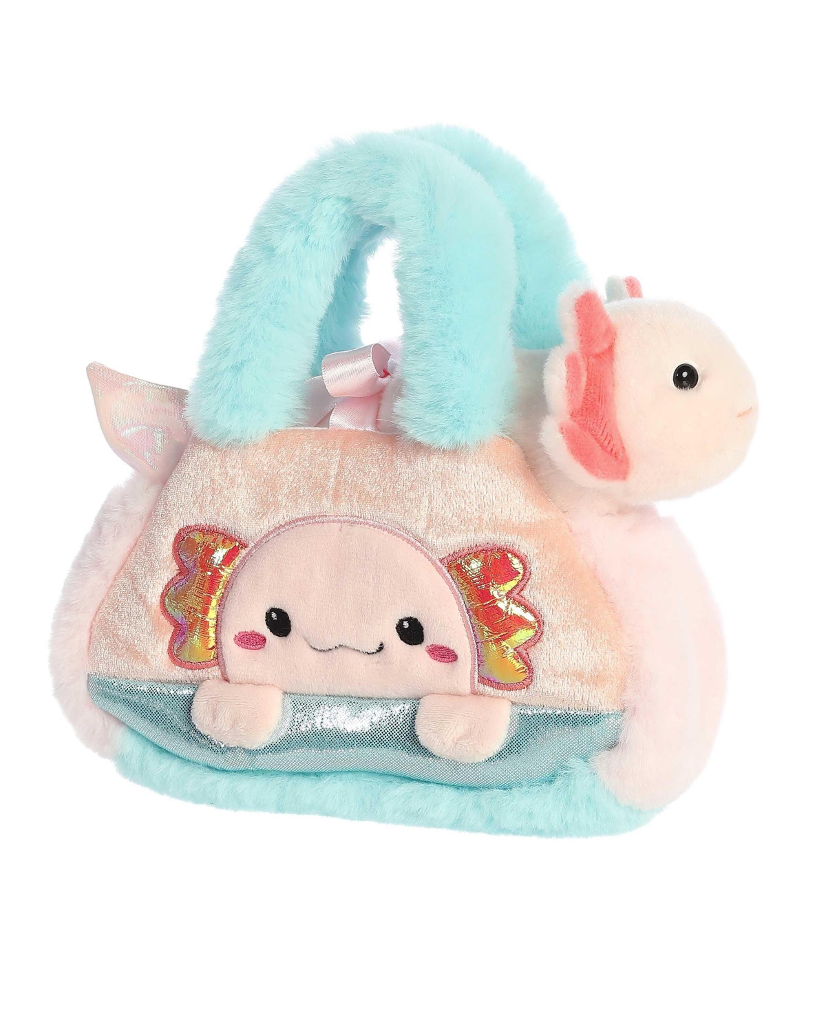 Click here for Aurora Fancy Pals Peek A Boo Axolotl Bag 7 Inch Pl... prices