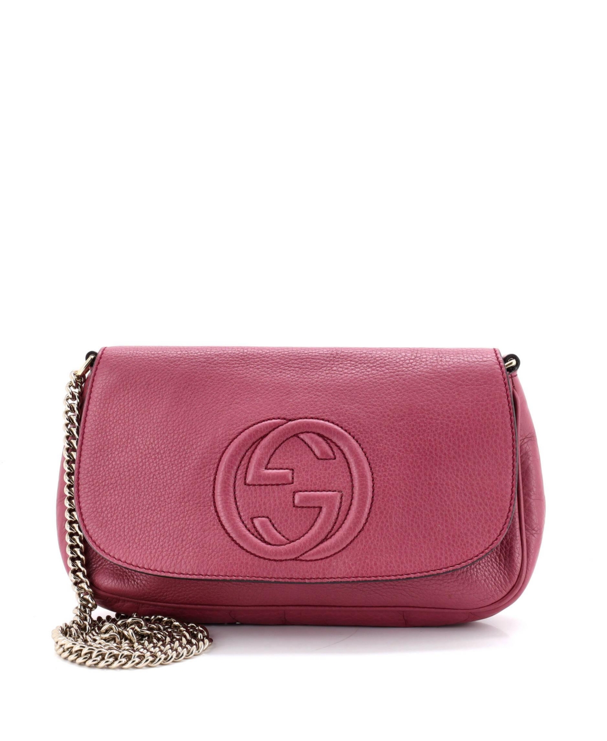 Click here for Pre-Owned Gucci Medium Soho Chain Crossbody Bag Le... prices